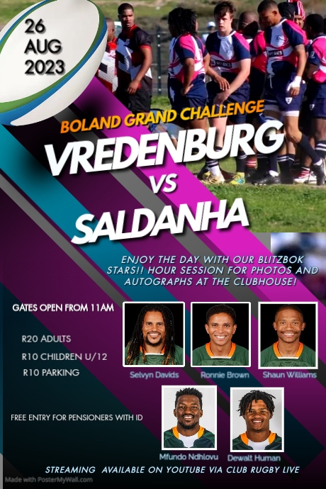 World rugby sevens match flyer | PosterMyWall