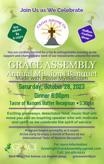 Copy of 2023 Mission Banquet Flyer | PosterMyWall