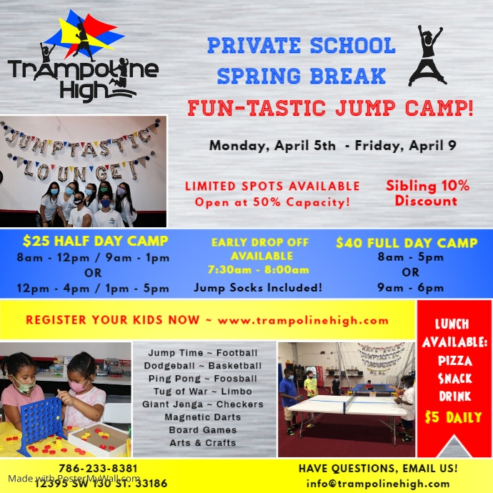 Copy of INSTA SPRING BREAK CAMP PT. 2 | PosterMyWall