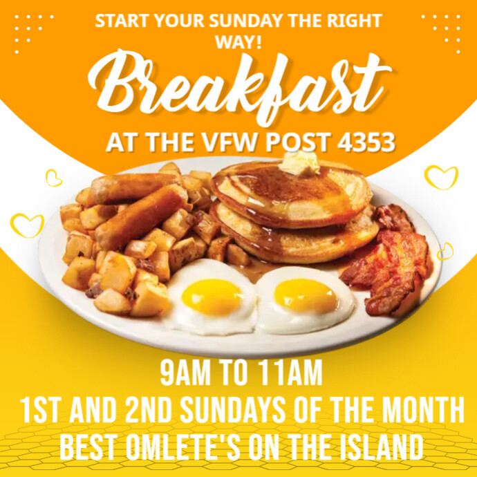 Breakfast Buffet Post - Restaurant Promo | PosterMyWall