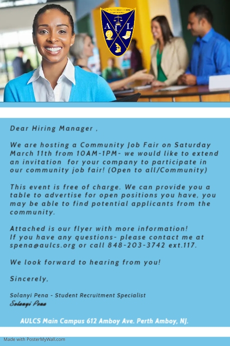 PTA Meeting Poster | PosterMyWall