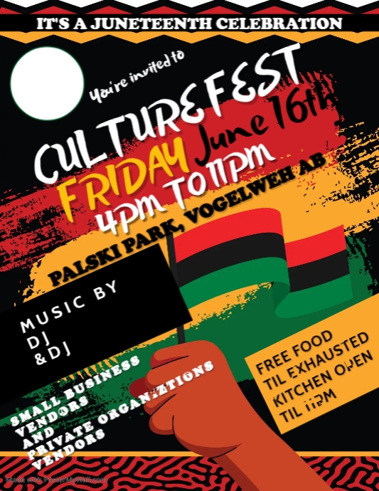 Copy of YOU'RE INVITED TO THE COOKOUT JUNETEENTH FLYE | PosterMyWall