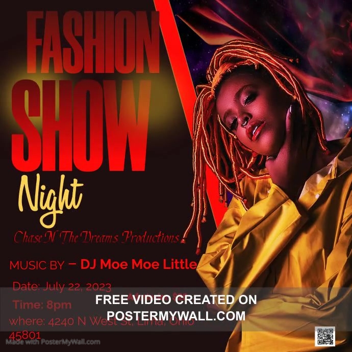 Fashion show night party ad | PosterMyWall