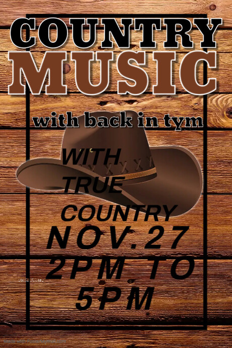 Country Music Poster (2) | PosterMyWall