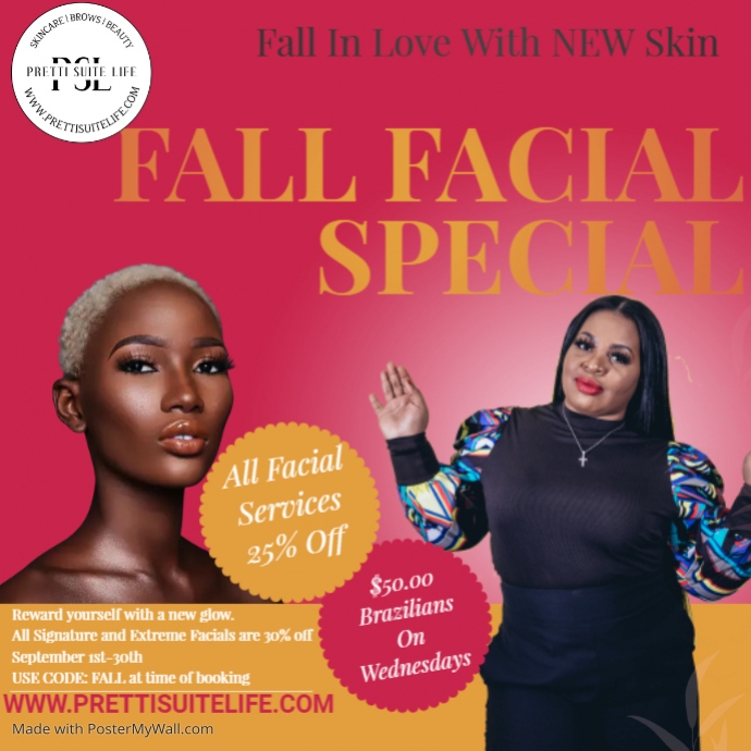 Copy of Facial Oil Product Display Ad | PosterMyWall