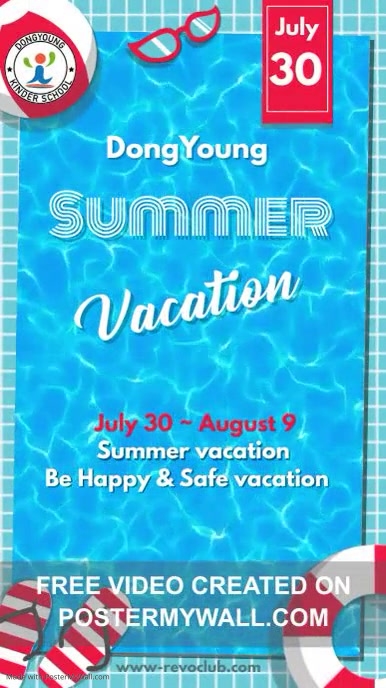 Pool Party Instagram Video Template | PosterMyWall