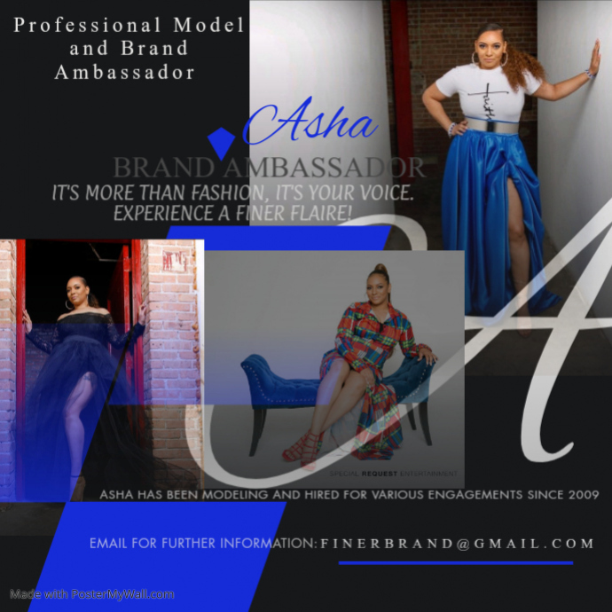 Copy of Model Agency Instagram Post | PosterMyWall