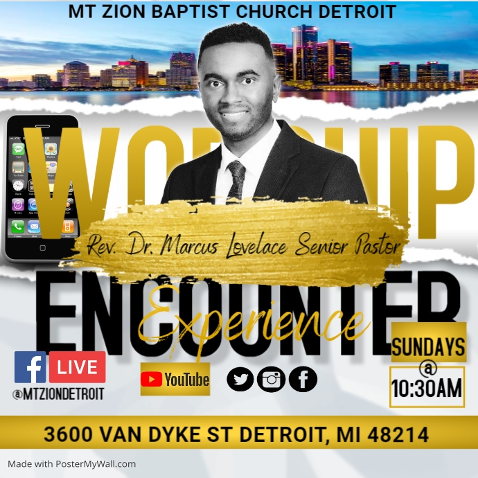 Copy of praise and worship | PosterMyWall