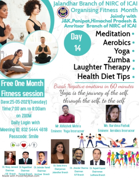 Copy of simple modern yoga flyer advertisement | PosterMyWall