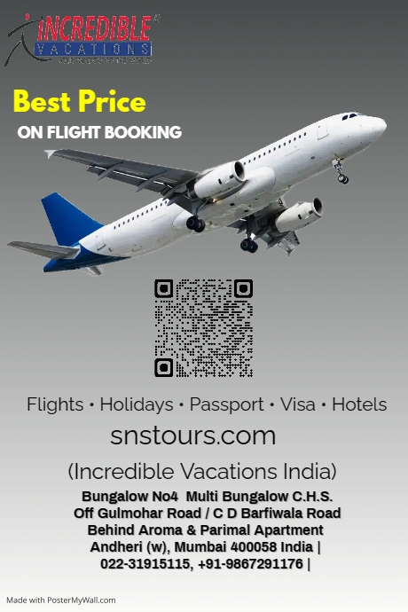 Flight Booking | PosterMyWall