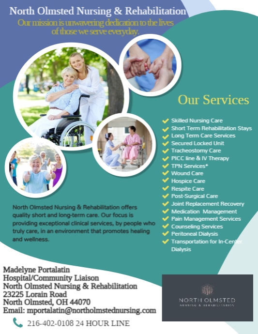 Senior Care & Services Skilled Nursing | PosterMyWall