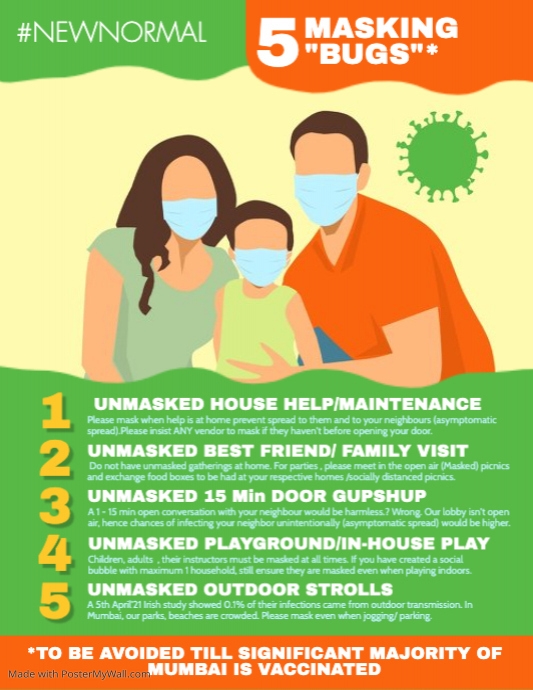 Copy of Coronavirus Covid19 outbreak prevention flyer | PosterMyWall