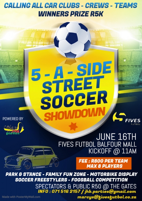 Copy of Copy of Copy of Soccer Tournament Flyer Template | PosterMyWall