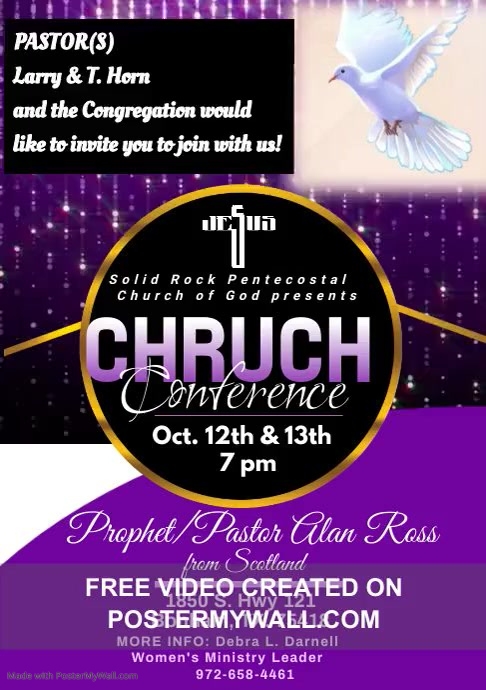 Church conference | PosterMyWall