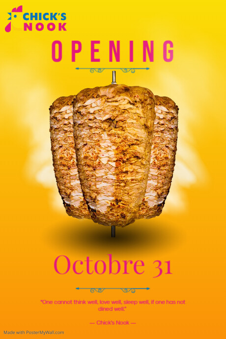 Re-opening Restaurant Flyer Template | PosterMyWall