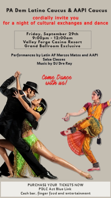 Ballroom Dancing Flyer Design Template (1) | PosterMyWall