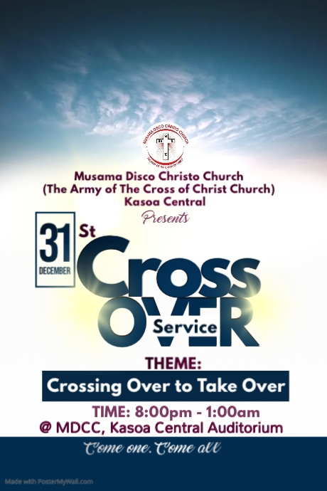 Copy of Cross Over Service | PosterMyWall