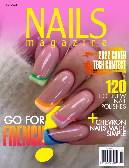 Copy of 090722 Nails magazine cover template | PosterMyWall