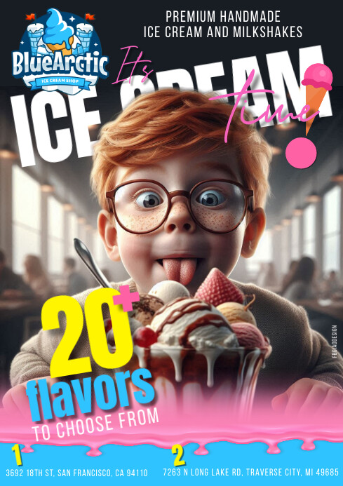 Copy of 090724 Ice Cream Shop ad | PosterMyWall