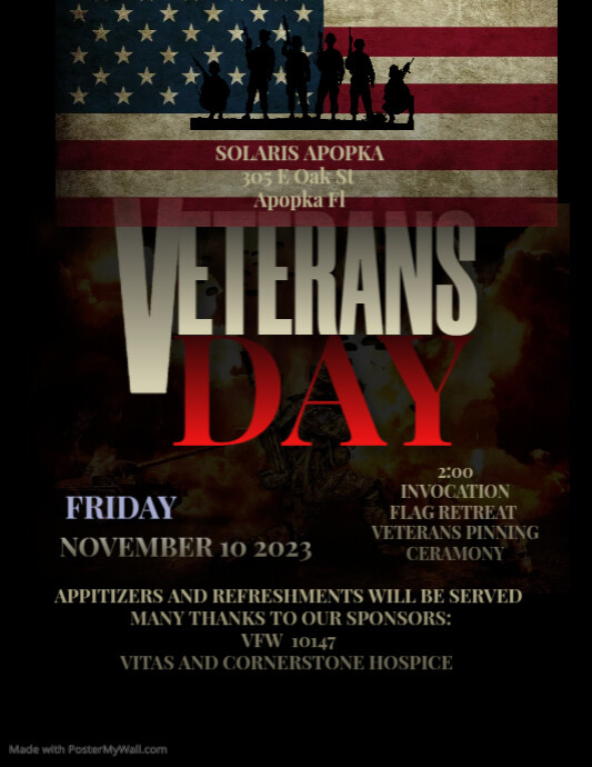 Veterans Day Flyer (2) | PosterMyWall