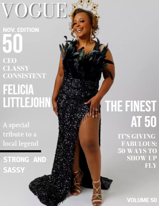 vogue magazine cover template | PosterMyWall