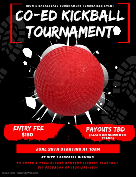 Copy of Kickball Game Flyer Design Template | PosterMyWall