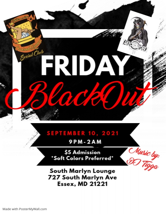 Blackout Party | PosterMyWall