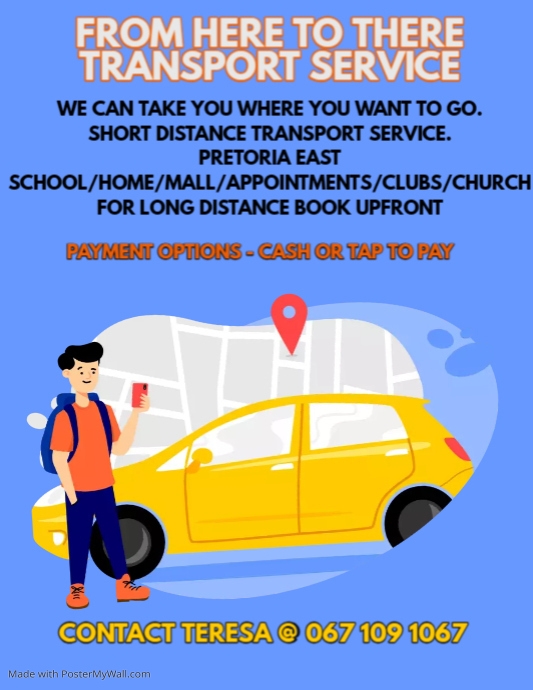 Taxi Services Flyer | PosterMyWall
