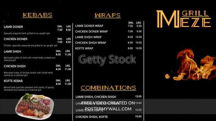 Copy of MEZE GRILL (1) | PosterMyWall