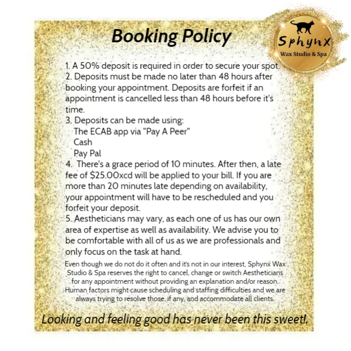 Booking Policy | PosterMyWall