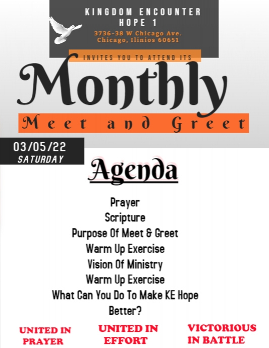 agenda for meeting | PosterMyWall