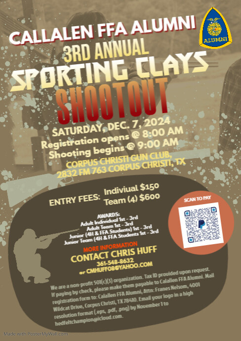 Clay Shooting Competition Flyer | PosterMyWall