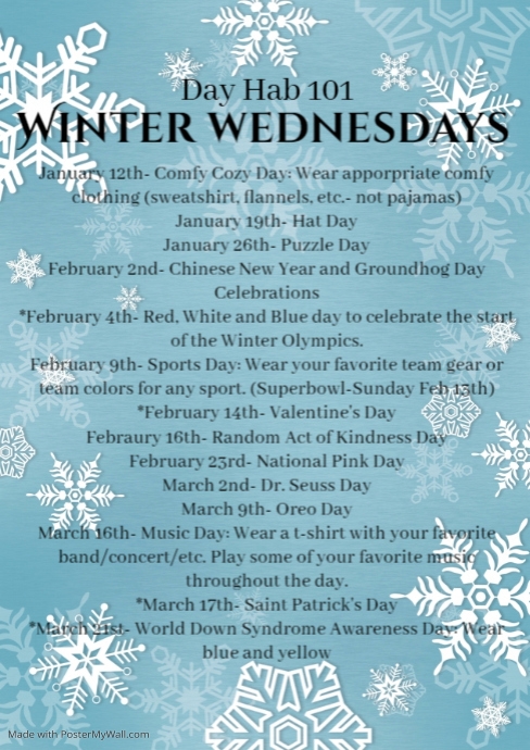 Winter Wednesdays 2022 | PosterMyWall