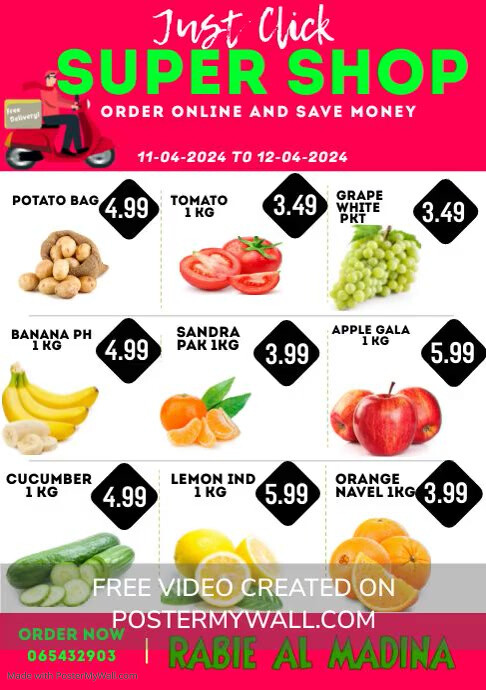 Copy of Supermarket Promotion Flyer | PosterMyWall