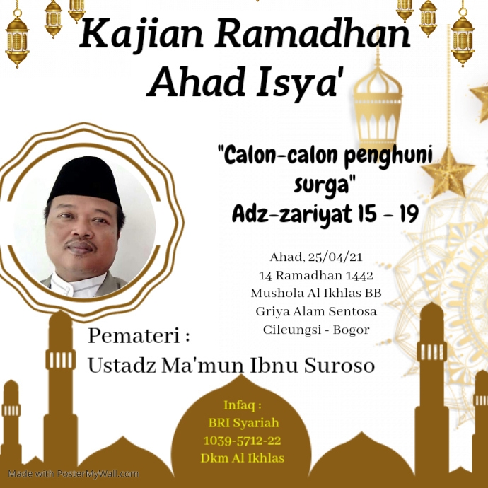 Salinan Happy Ramadan Wishes Poster Template | PosterMyWall