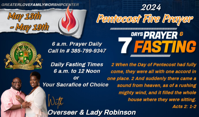 Copy of 7 days fasting and prayer | PosterMyWall