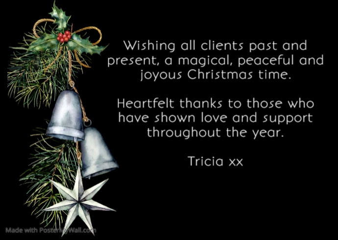 Silver Bells Christmas Postcard | PosterMyWall