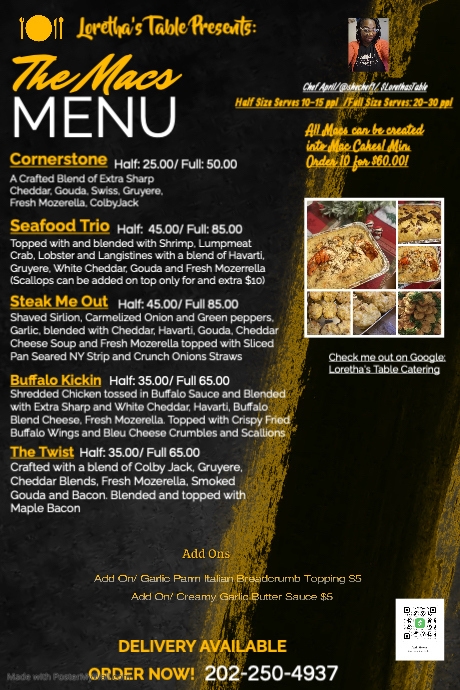 Mac Menu | PosterMyWall