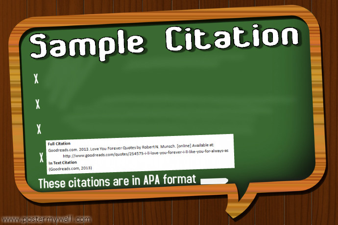 Sample Citation | PosterMyWall