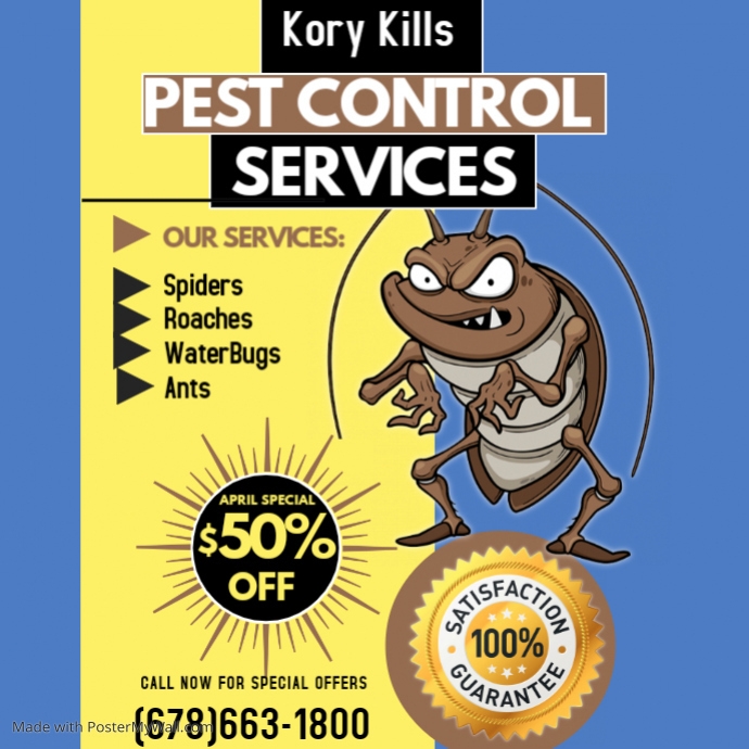 Copy of Pest Control Poster | PosterMyWall