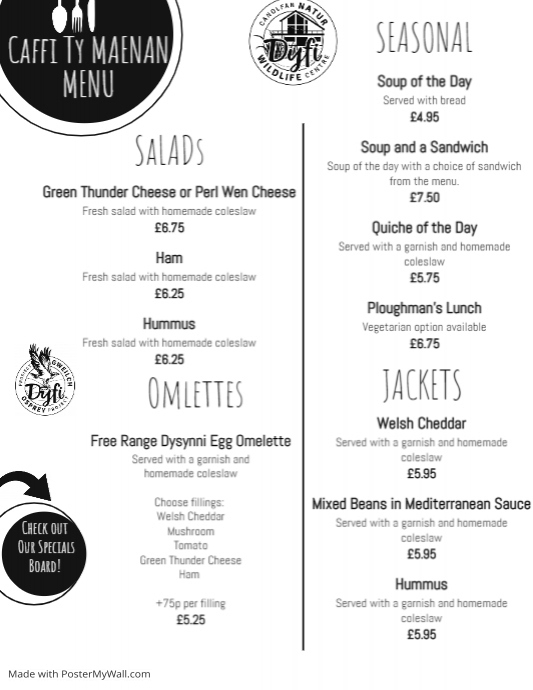 Copy of Page 3 CTM Menu | PosterMyWall