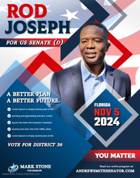 Copy of political campaign flyer | PosterMyWall