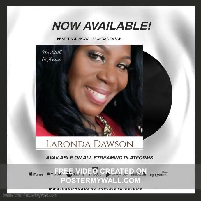 "BE STILL AND KNOW" PROMO AD | PosterMyWall