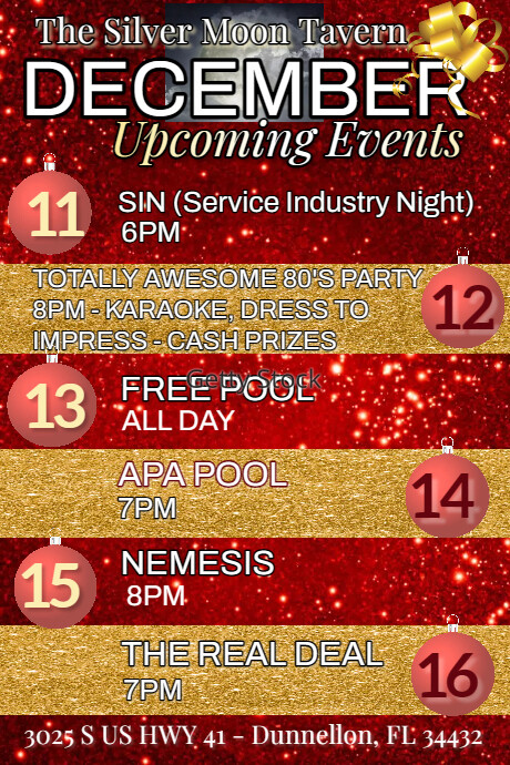 December Events Poster | PosterMyWall