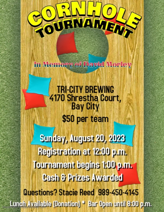 CORNHOLE TOURNAMENT | PosterMyWall