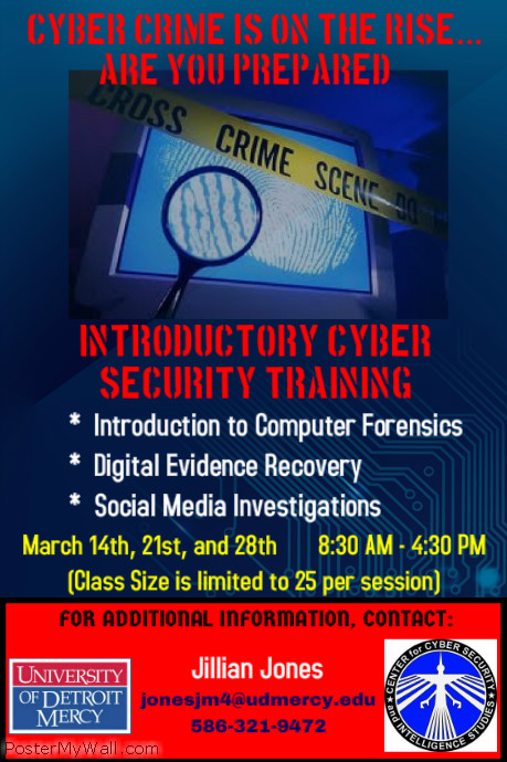 Intro Cyber Training | PosterMyWall