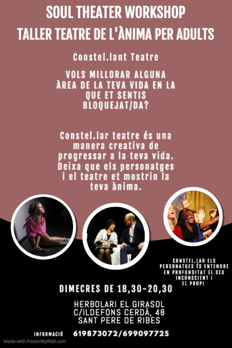 Copy of Copia de Theatre Acting classes flyer design template ...