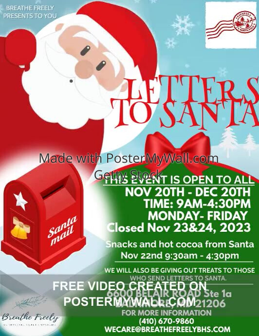 BREAKFAST WITH SANTA | PosterMyWall