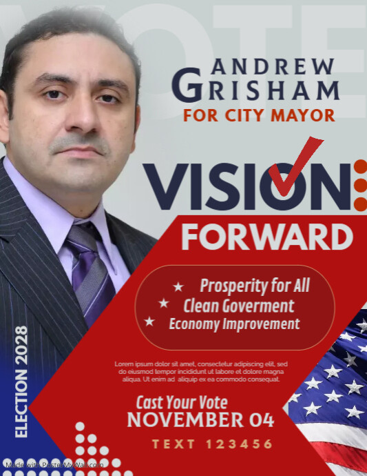 Election Campaign Flyer | PosterMyWall