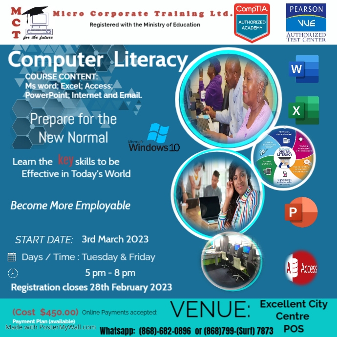 Copy of Instagram size of training and business flyer template ...